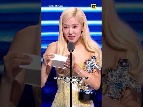 Video: #blackpink's #rosé wins Song for the Year for "APT." with # ...