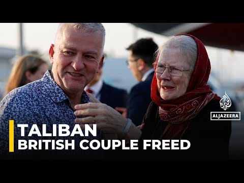 Video: Taliban releases British couple: Peter & Barbara Reynolds were ...