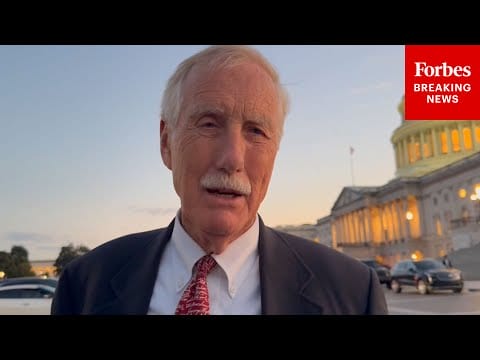 Video: JUST IN: Angus King Says He's 'Contemplating Changing My Vote ...