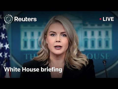 Video: LIVE: White House briefing after intensified scrutiny over boat ...